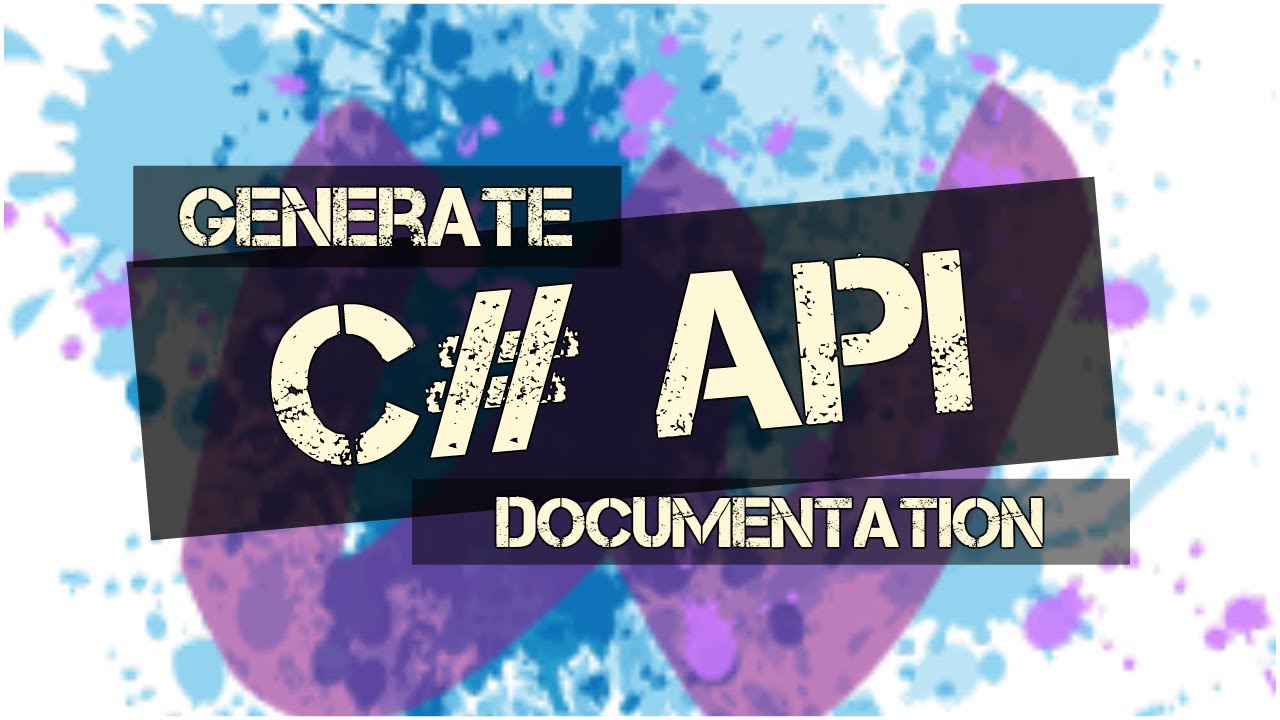 Generate API Docs for your C# Projects with Wyam - YouTube