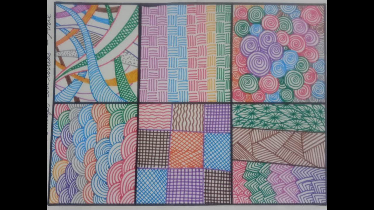 DIBUJOS CON LÍNEAS - YouTube