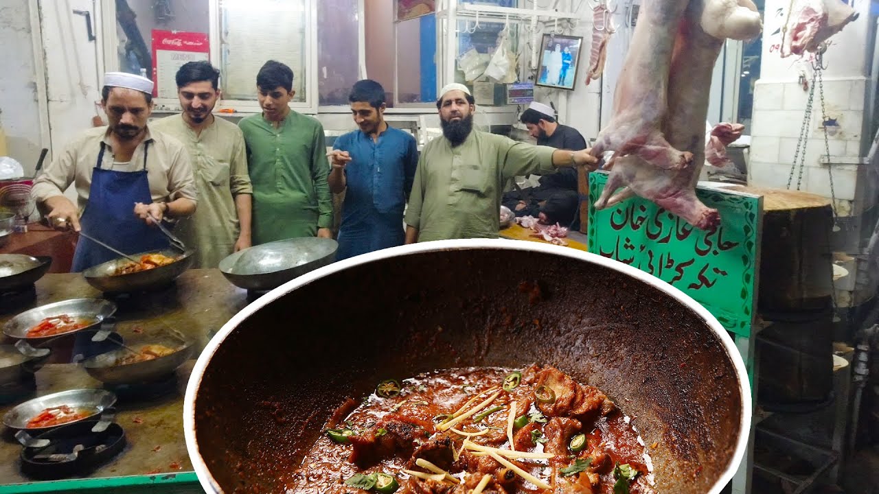 Haji Ghazi khan Tikka Karahi Recipe | Namak Mandi Street Food Peshawar | Ghazi Mutton Karahi ...