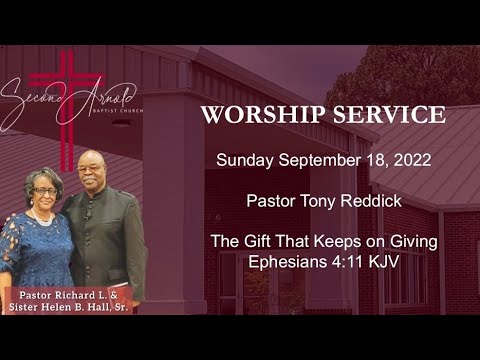 THE GIFT THAT KEEPS ON GIVING || Pastor Tony Reddick (Sunday, September ...