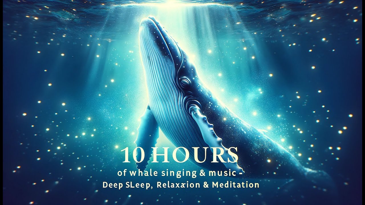 10 hours of real whale singing sounds, relaxing music for deep sleep ...