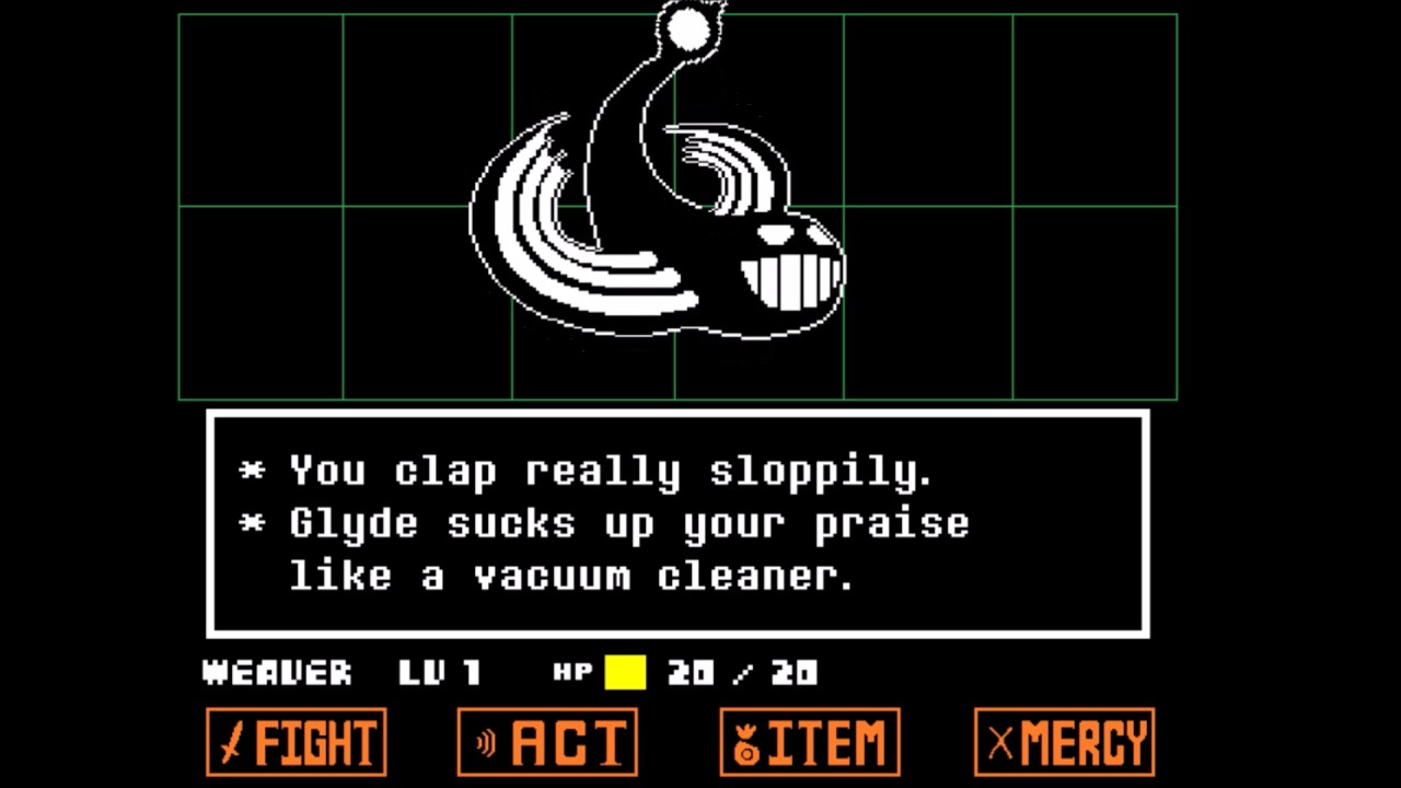Undertale - Secret Mini Boss Glyde - YouTube