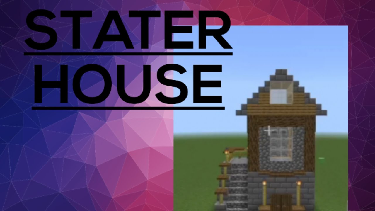 Minecraft Stater House making - YouTube