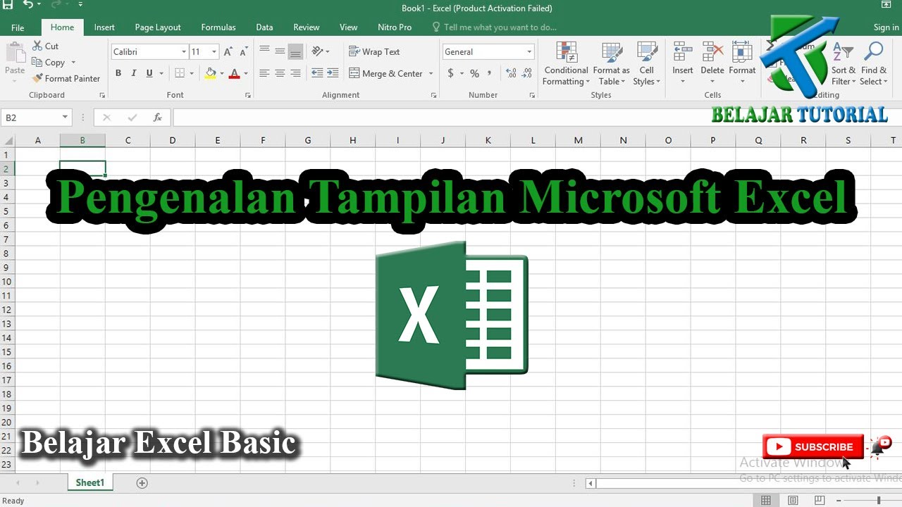 Pengenalan Tampilan Pada Microsoft Excel - YouTube