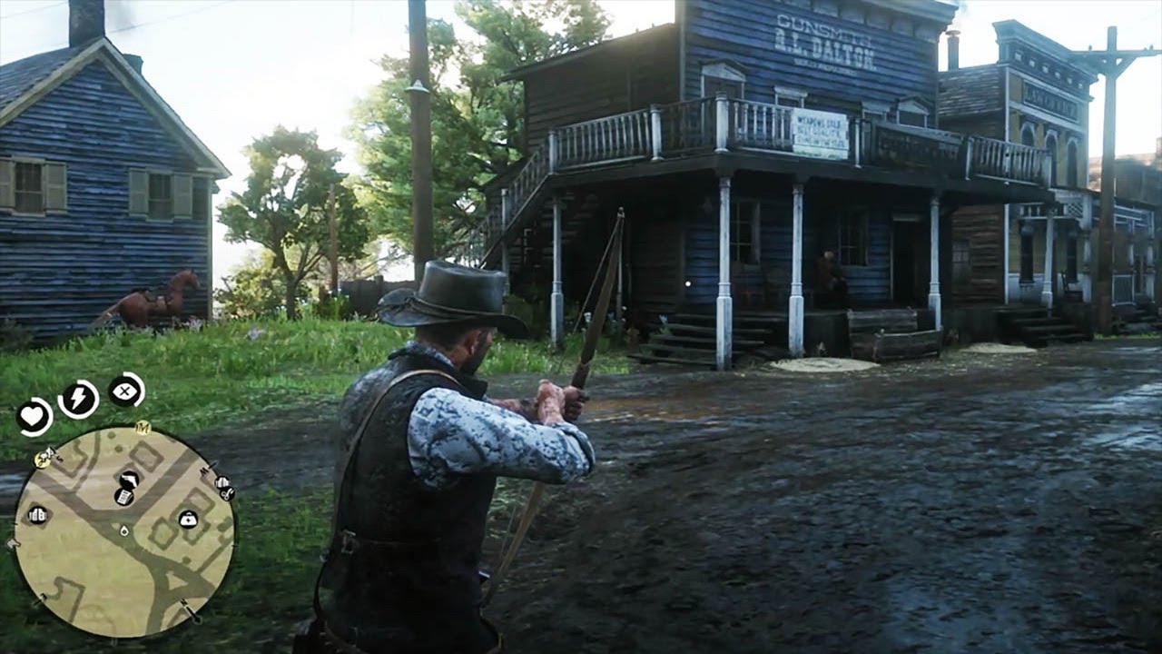 WHAT HAPPENS IF YOU SHOOT WITH A BOW - Red Dead Redemption 2 - YouTube