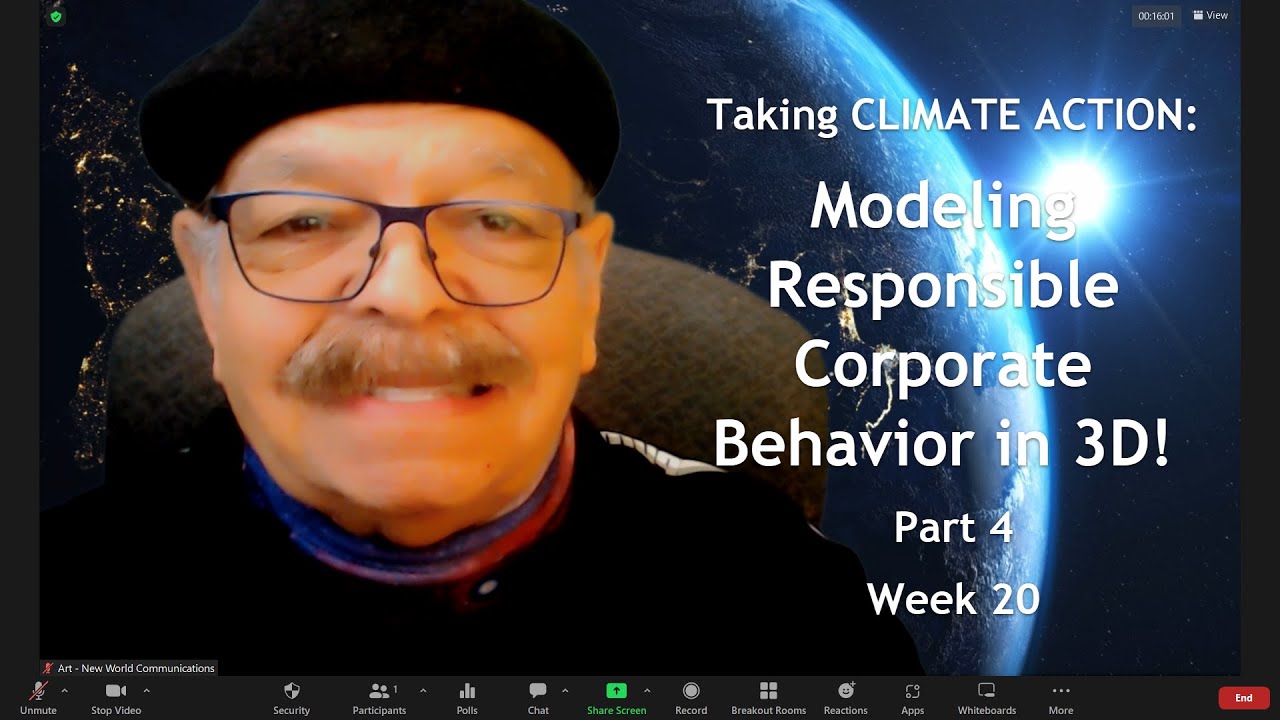 Week 19 - TAKING CLIMATE ACTION | Modeling Corporate Behavior in 3D ...