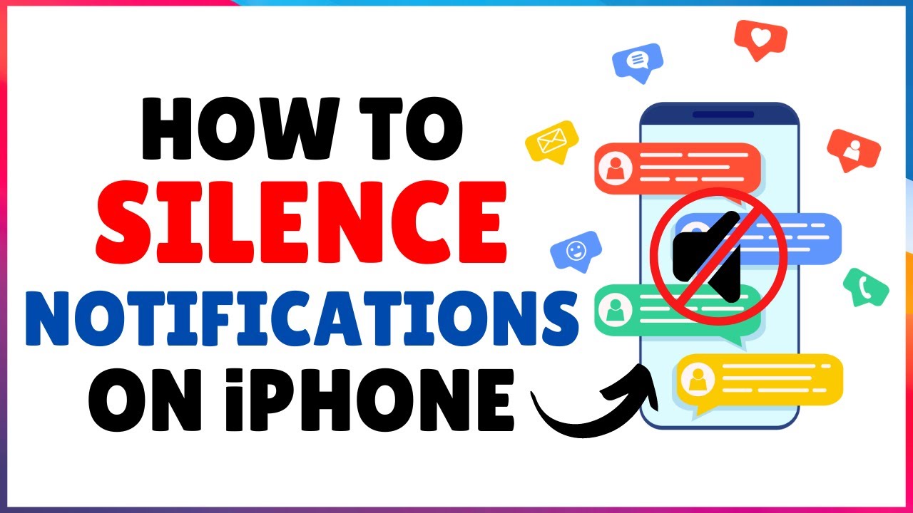 How to Silence Notifications on iPhone - YouTube