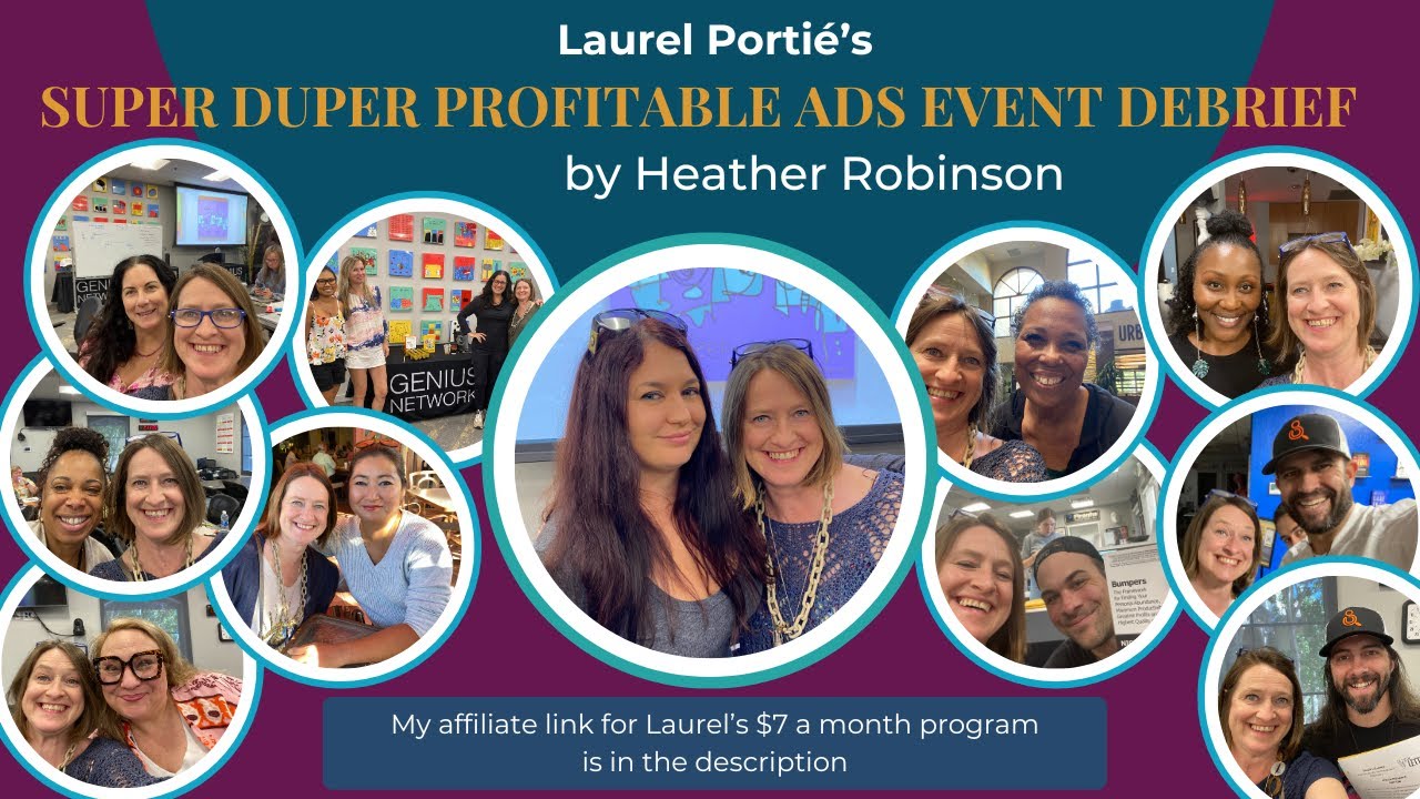 Debrief of Laurel Portié's Super Duper Profitable Ads Book Launch. Mind ...