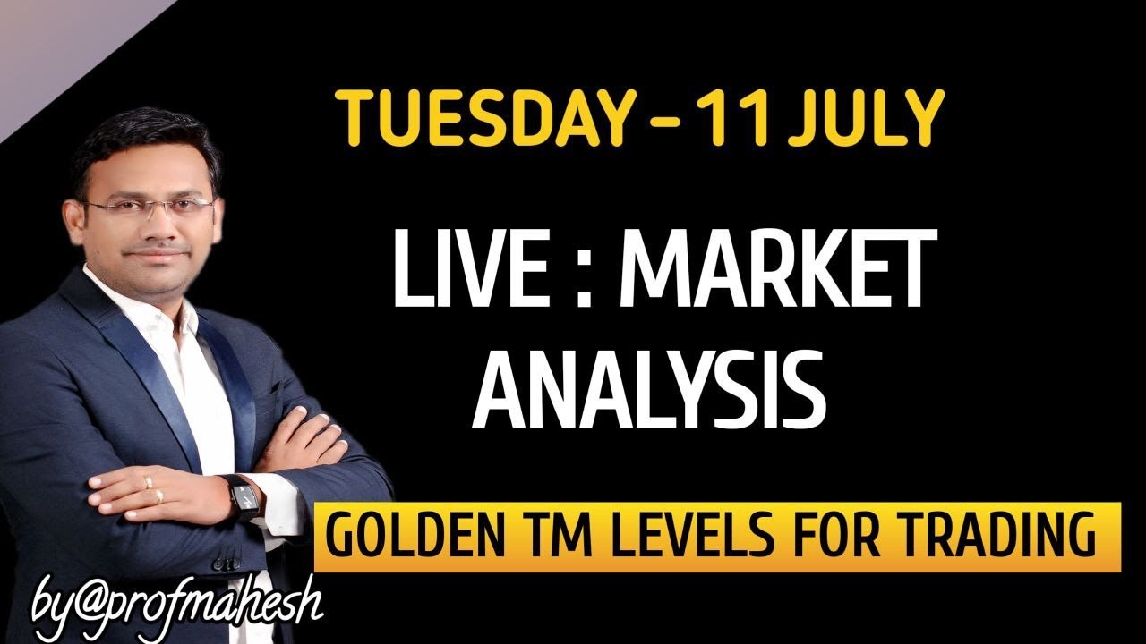 Live : Market Prediction with OI Data || 11 July 23 || TradeMaster Live ...