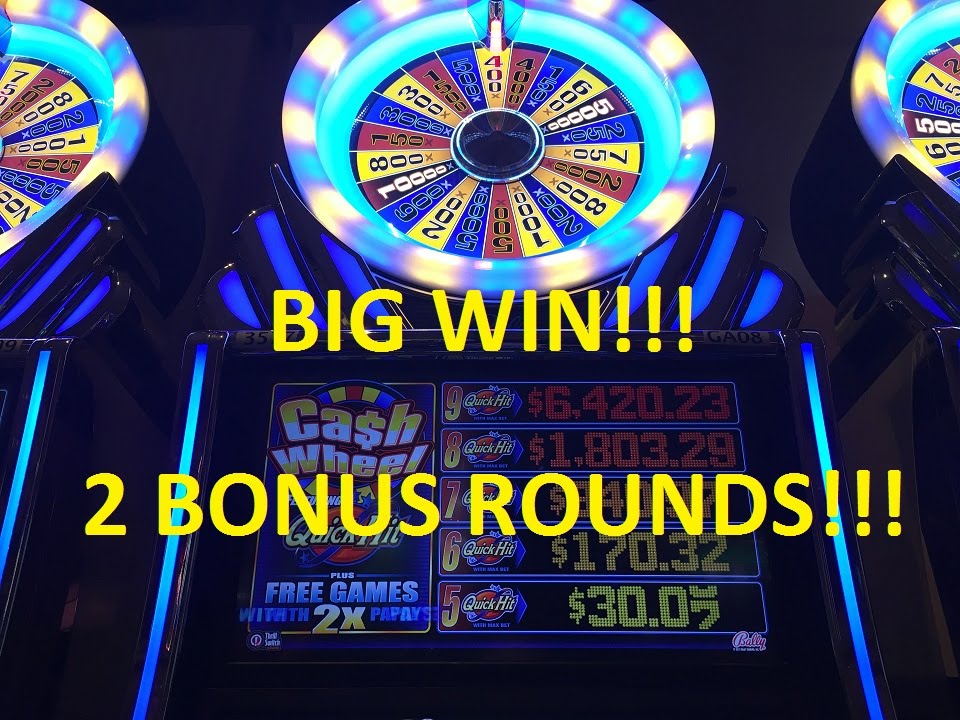 **BIG WIN!** - Cash Wheel w/ QH Slot Machine Bonus (2 Videos) - YouTube