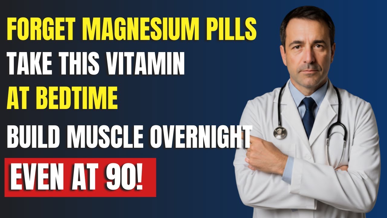 Wake Up Stronger! 2 Vitamins That Build Muscle While You Sleep - YouTube