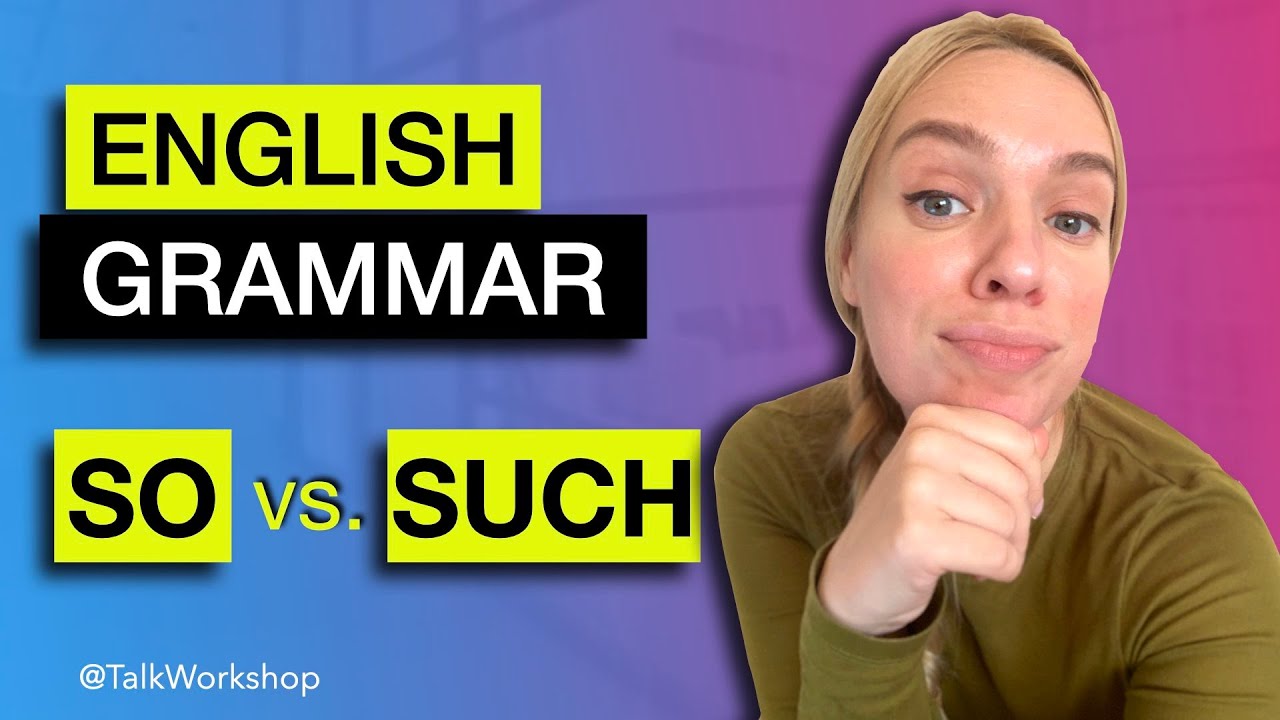 How to use SO and SUCH | Common English Mistake - YouTube