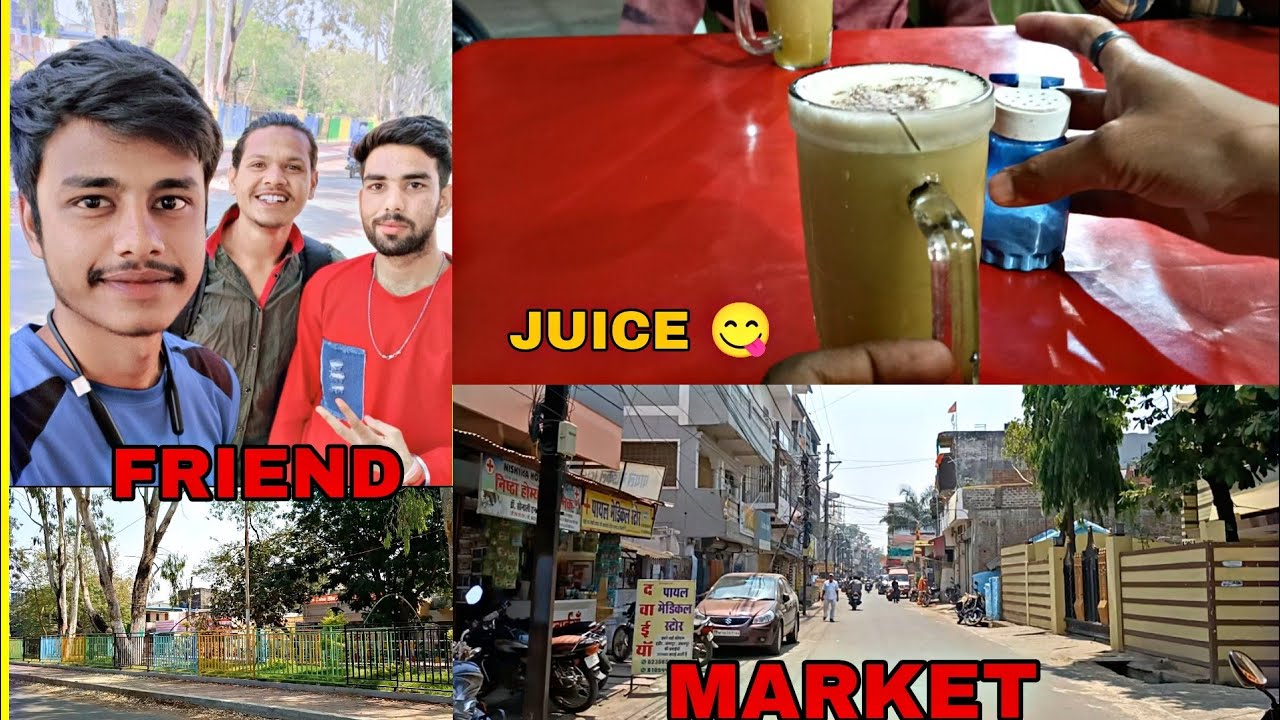 Dosto k saath kuch pal / Itarsi market 🫰 ️😀 - YouTube