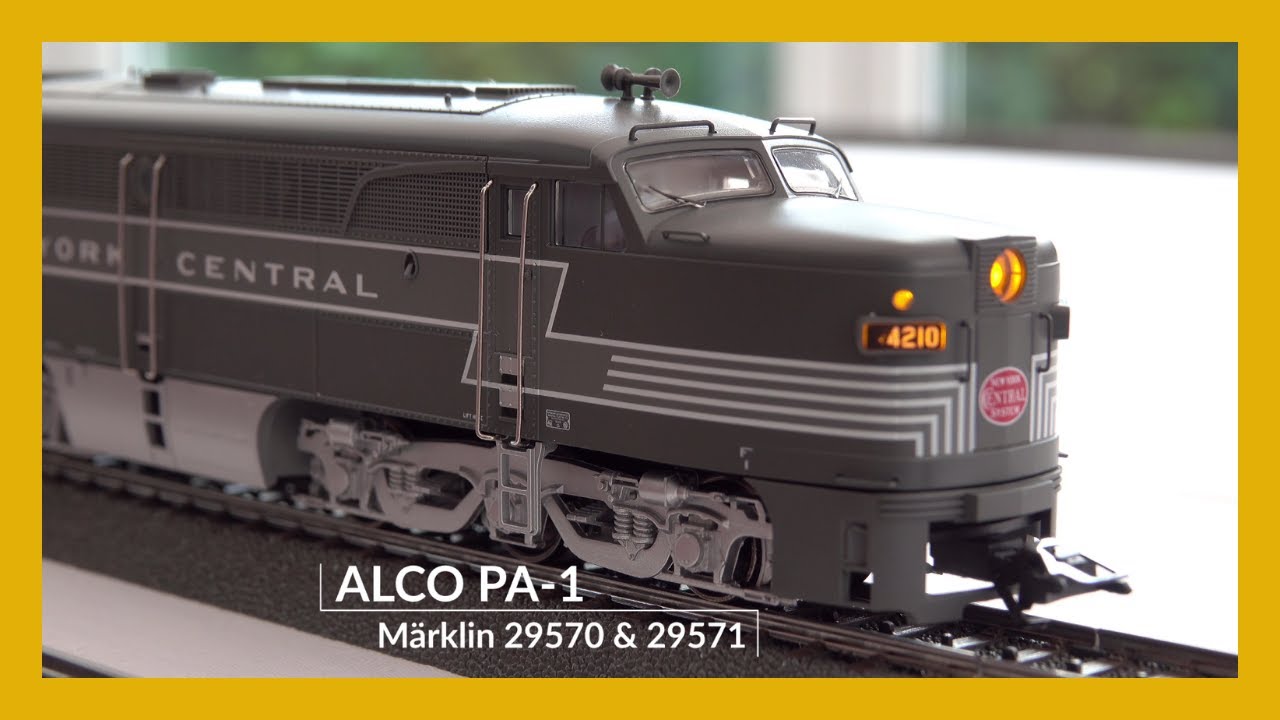 [4K UHD] Märklin 29570 + 29571 - ALCO PA-1 der New York Central System ...