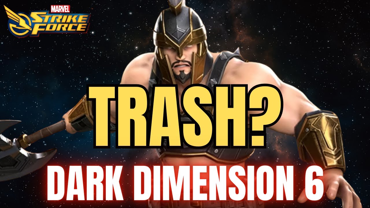 Ares is Trash? First Look at Ares in Dark Dimension 6 Marvel Strike ...