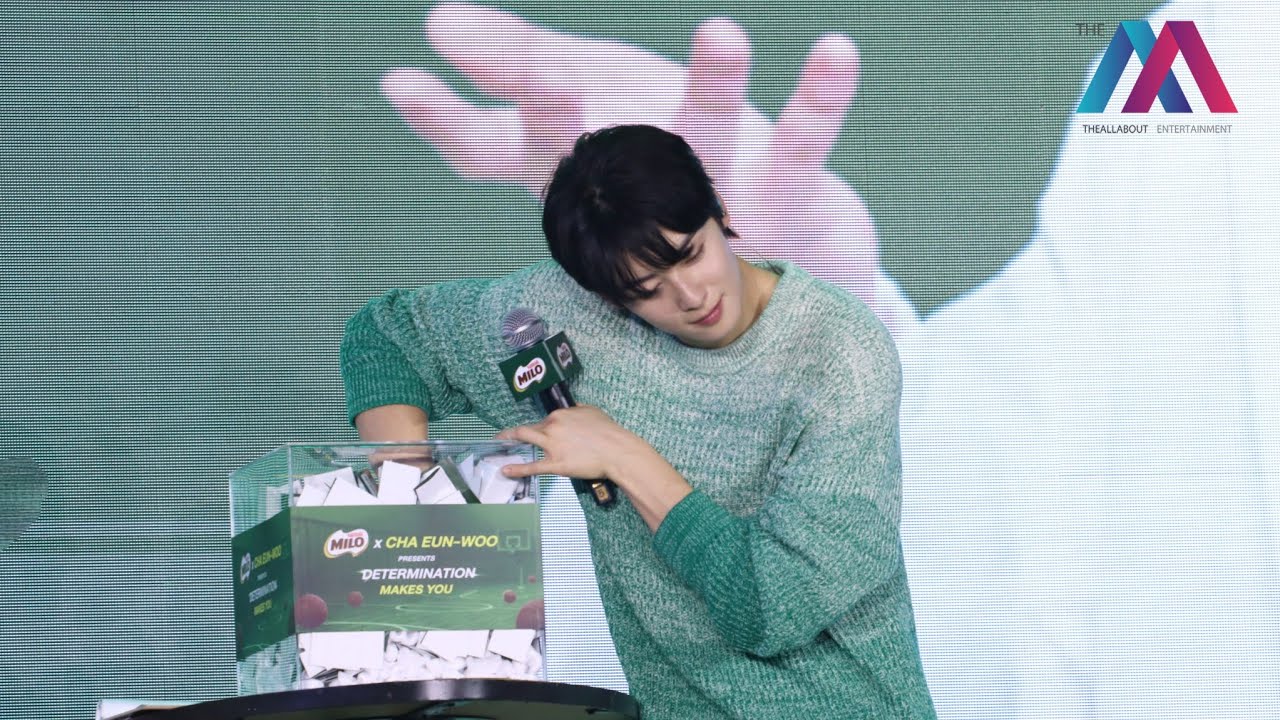 [CLIP] #ชาอึนอู ในงาน "MILO THAILAND X CHA EUN-WOO PRESENTS ...