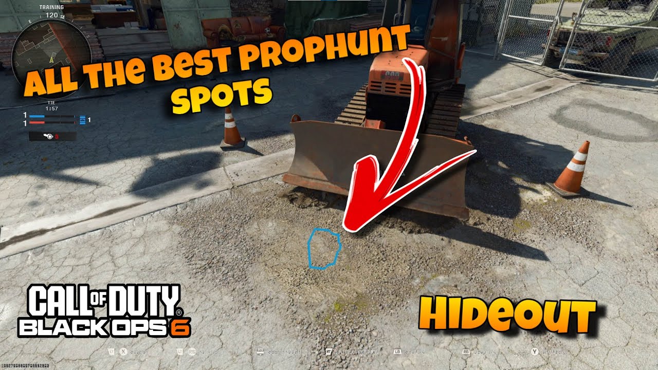 BO6 PROP HUNT: All *BEST* Working Glitch & Spots on Prop Hunt- On ...