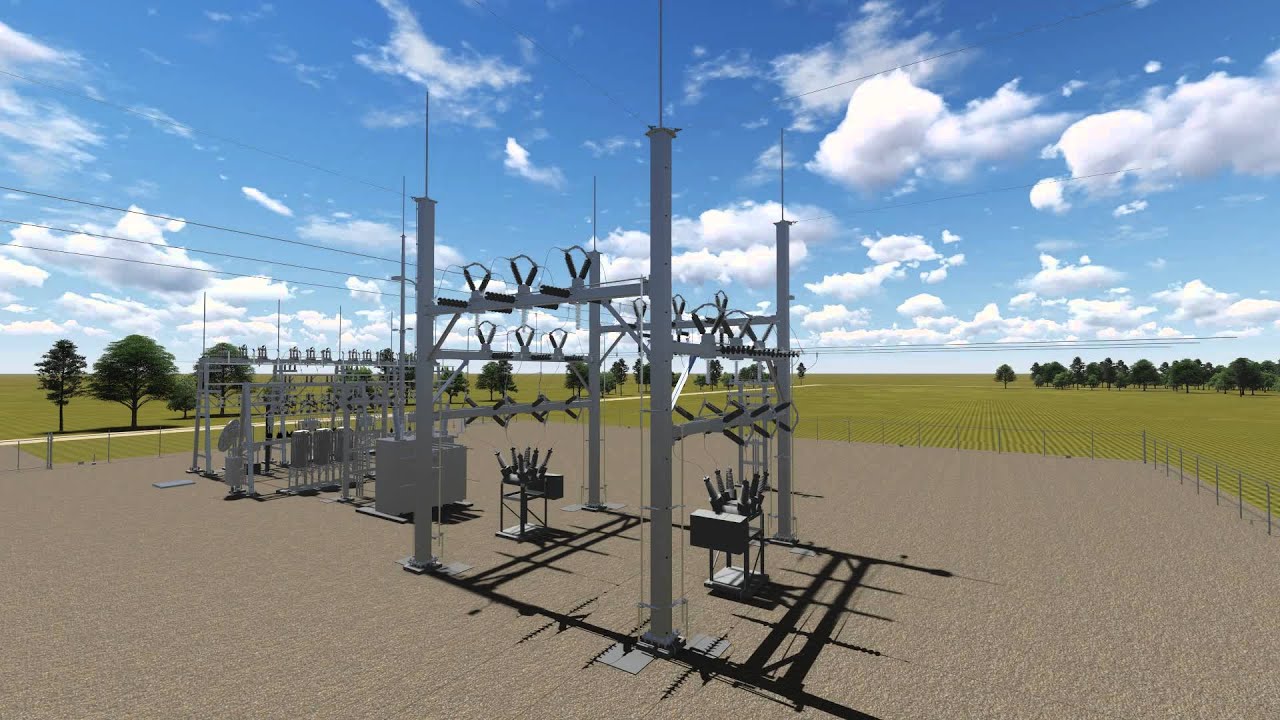 Crystal Hill Substation Fly Through - YouTube