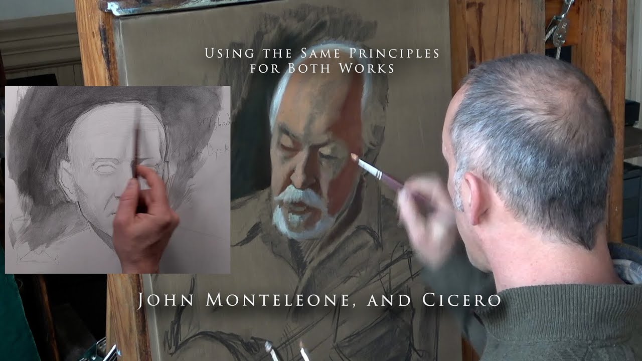 How to Draw Portraits, John Monteleone and Cicero - YouTube