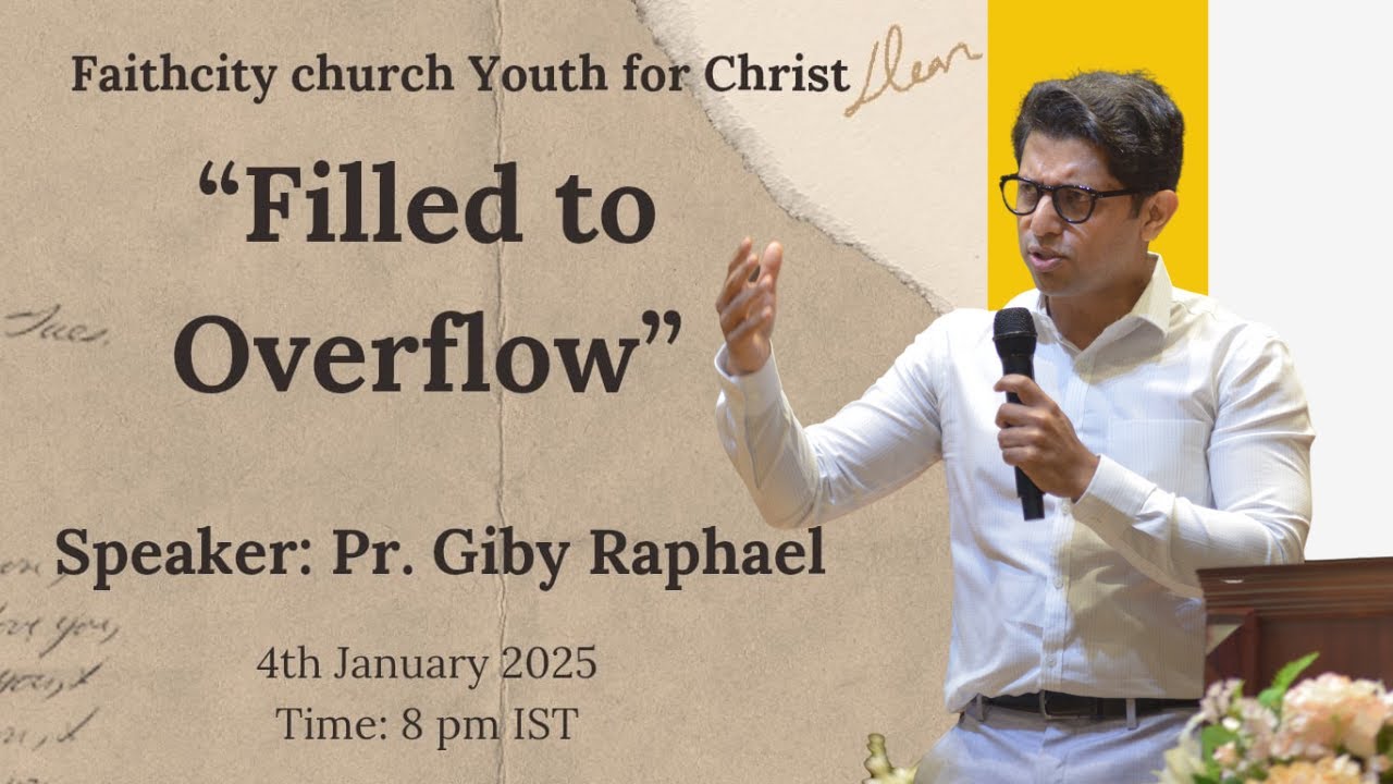 FCC YOUTH MEETING | PR. GIBY RAPHAEL | 04th JANUARY 2025 - YouTube