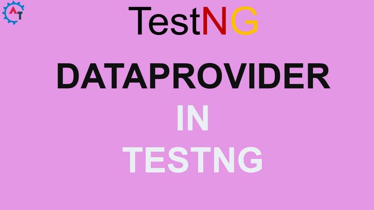 Dataprovider In Testng Youtube