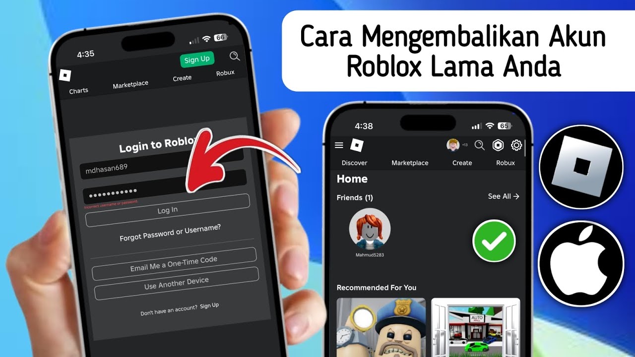 Cara Mengembalikan Akun Roblox Lama Tanpa Email Atau Kata Sandi ...