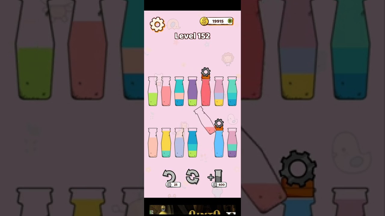 drink sort master normal level 152 - YouTube