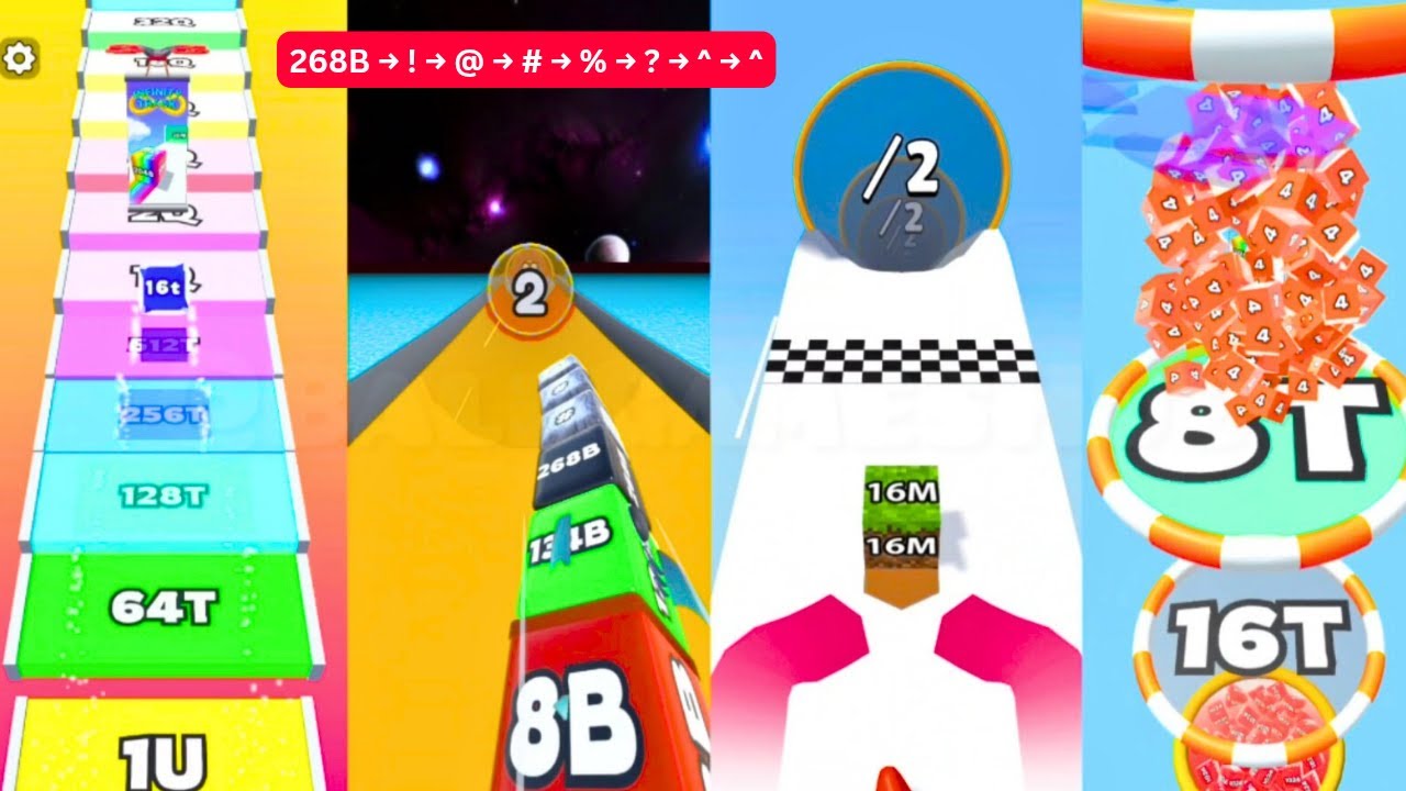 Jelly Run 2048, Jelly Tube Run, Infinity Play | Satisfying Ball Games ...