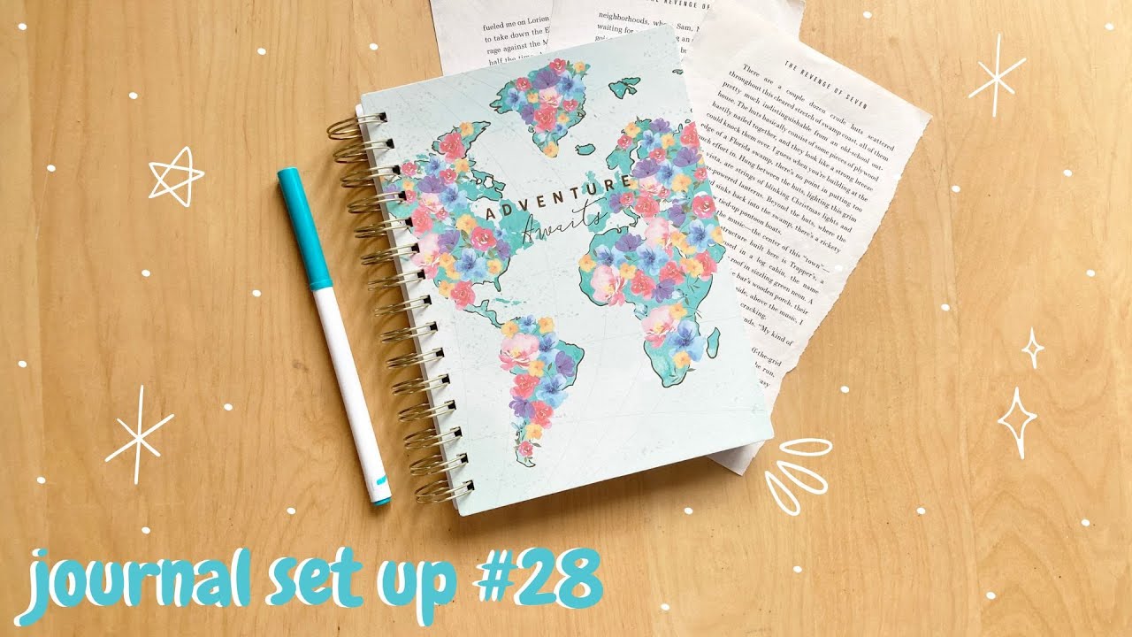 journal set up #28 | how to start a journal! - YouTube