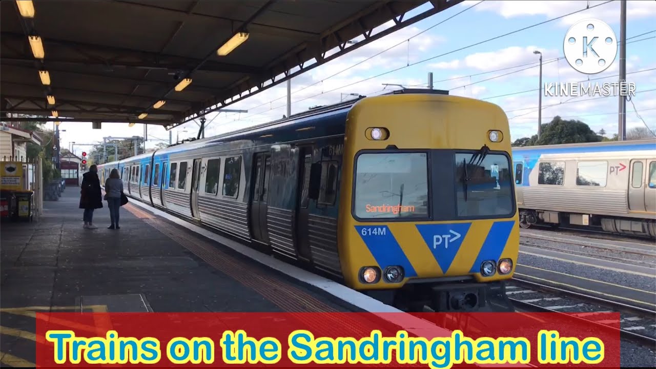 Trains on the Sandringham line - YouTube