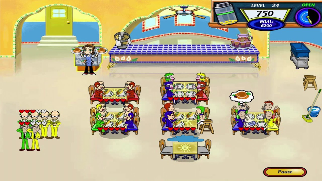 Diner Dash 2: Restaurant Rescue Walkthrough - Level #24 - Margarita's ...