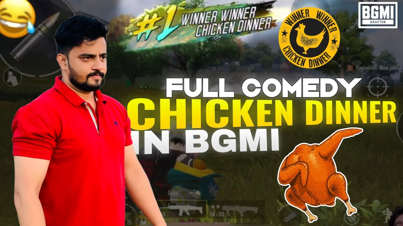 CHICKEN DINNER IN BGMI FULL COMEDY 🤣🔥 | RD LIVE - YouTube