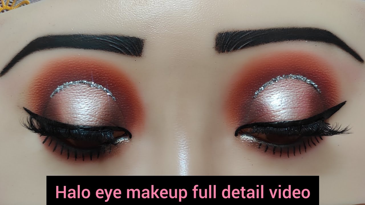 Halo/ spotlight eye makeup tutorial!! full detail step by step eye ...