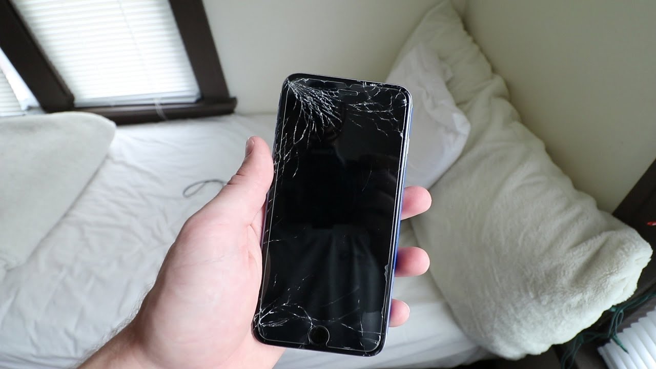 DESTROYED iPHONE - YouTube