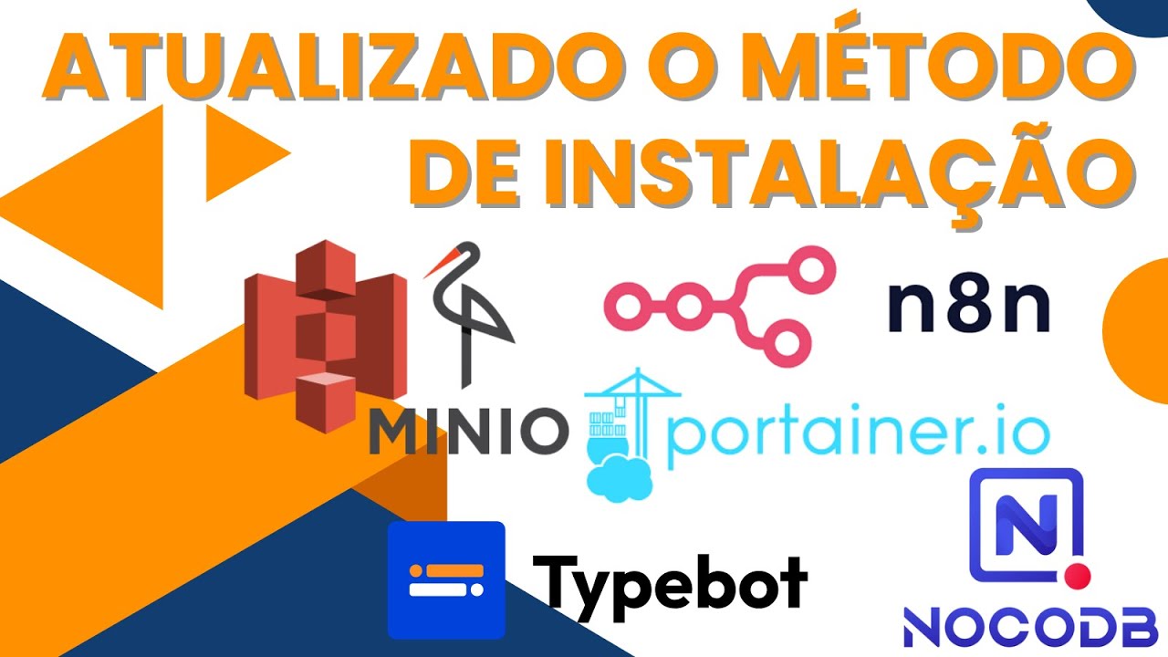 INSTALAÇÃO PROFISSIONAL PORTAINER, TYPEBOT, EVOLUTION, MINIO, N8N ...