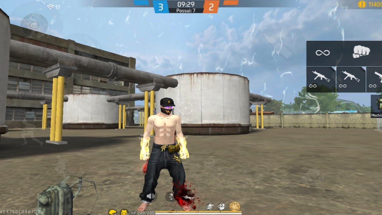 highlights de free fire no mobile Android hud 4 dedos👽 Full Game play 🌹 ...