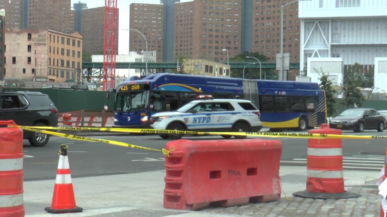 NYPD on route Code 3 in Harlem NY - YouTube