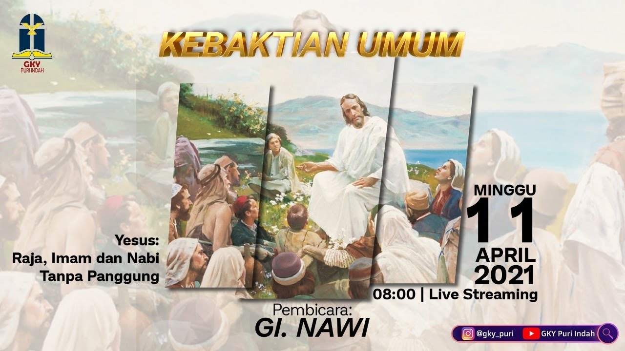 KU-2: Yesus: Raja, Imam, dan Nabi Tanpa Panggung ~ GI. Nawi - YouTube