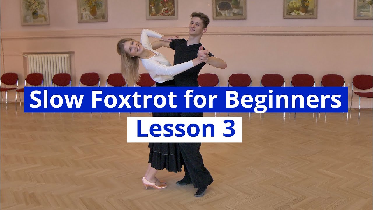 Slow Foxtrot for Beginners Lesson 3 | Natural Turn (with Heel Pull ...