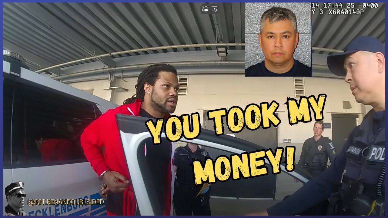 Cop caught on camera stealing money by detainee , and fellow officers ...