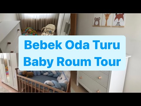 BEBEK ODA TURU / Baby Room Tour / Dolap ve Çekmece Düzeni Sade Bebek Odası Bebek Odası Dekorasyonu