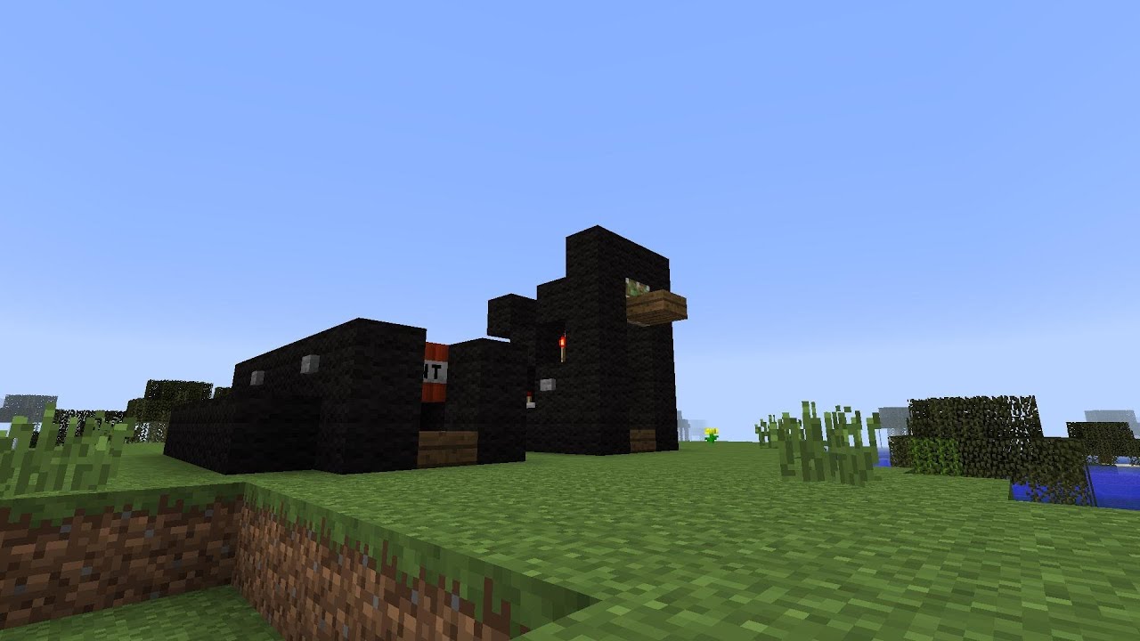 Minecraft, Cannon build tutorial - YouTube