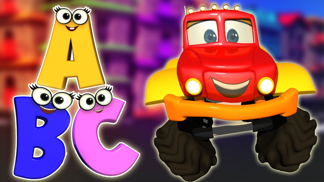 Monster Truck Dan | Erfahren Alphabete | 3D-Video für Kinder ...