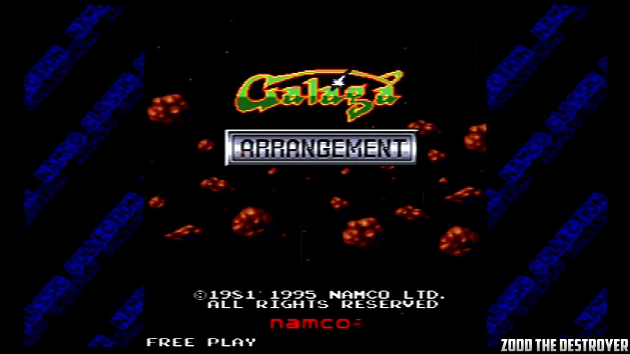 Namco Museum Galaga Arrangement - YouTube