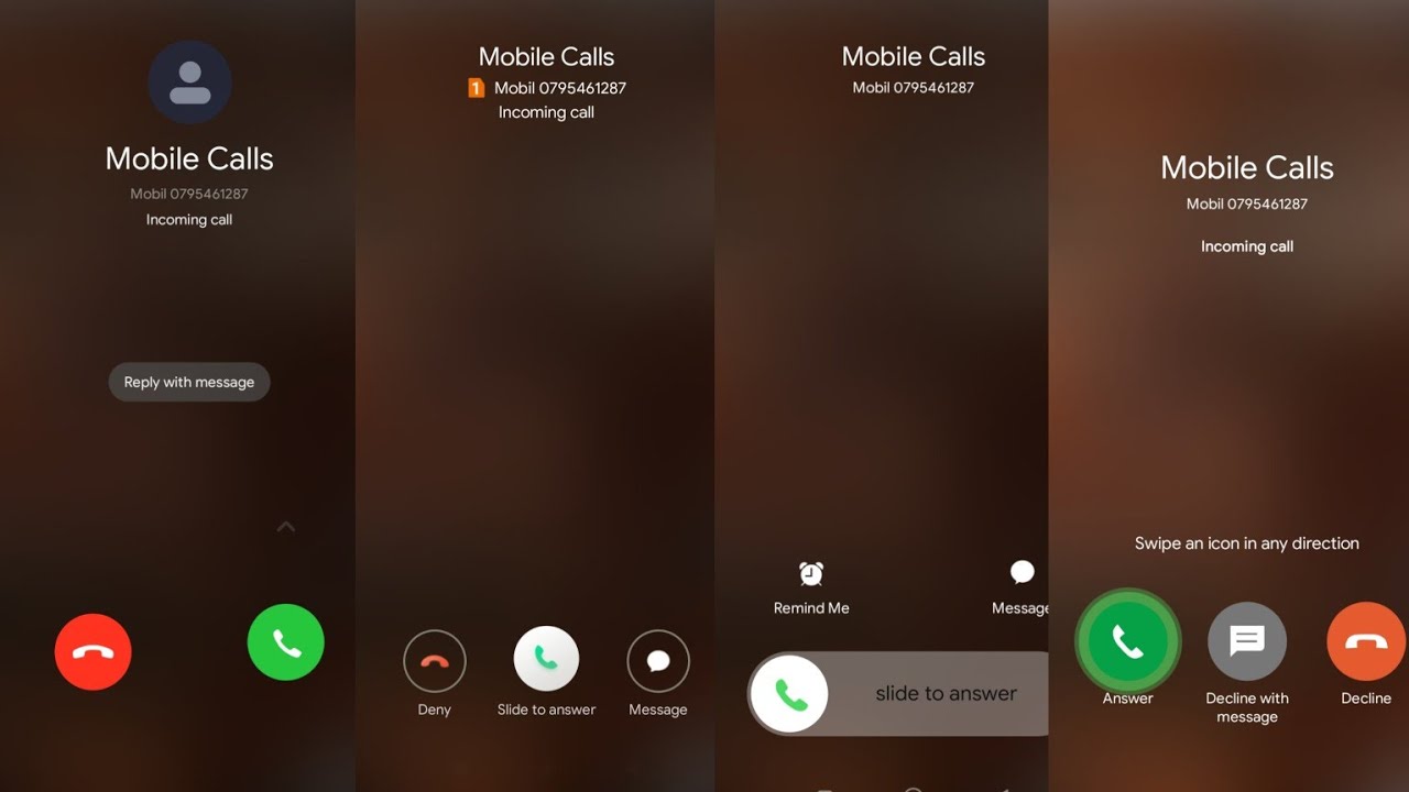 7 Each Background Phones Incoming Calls Find The Guess Ringtone And ...