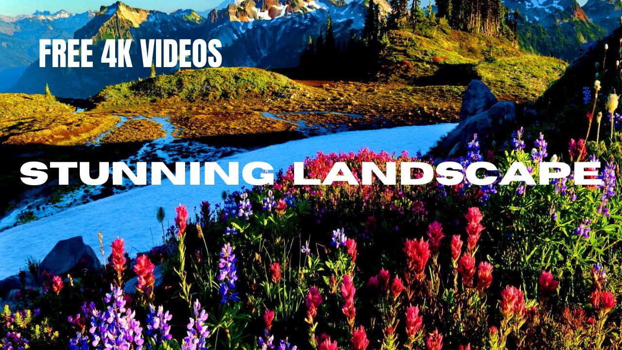 FREE 4K/HD LANDSCAPE//LAND DESIGNS//NATURE'S ART//NO COPYRIGHT VIDEOS ...