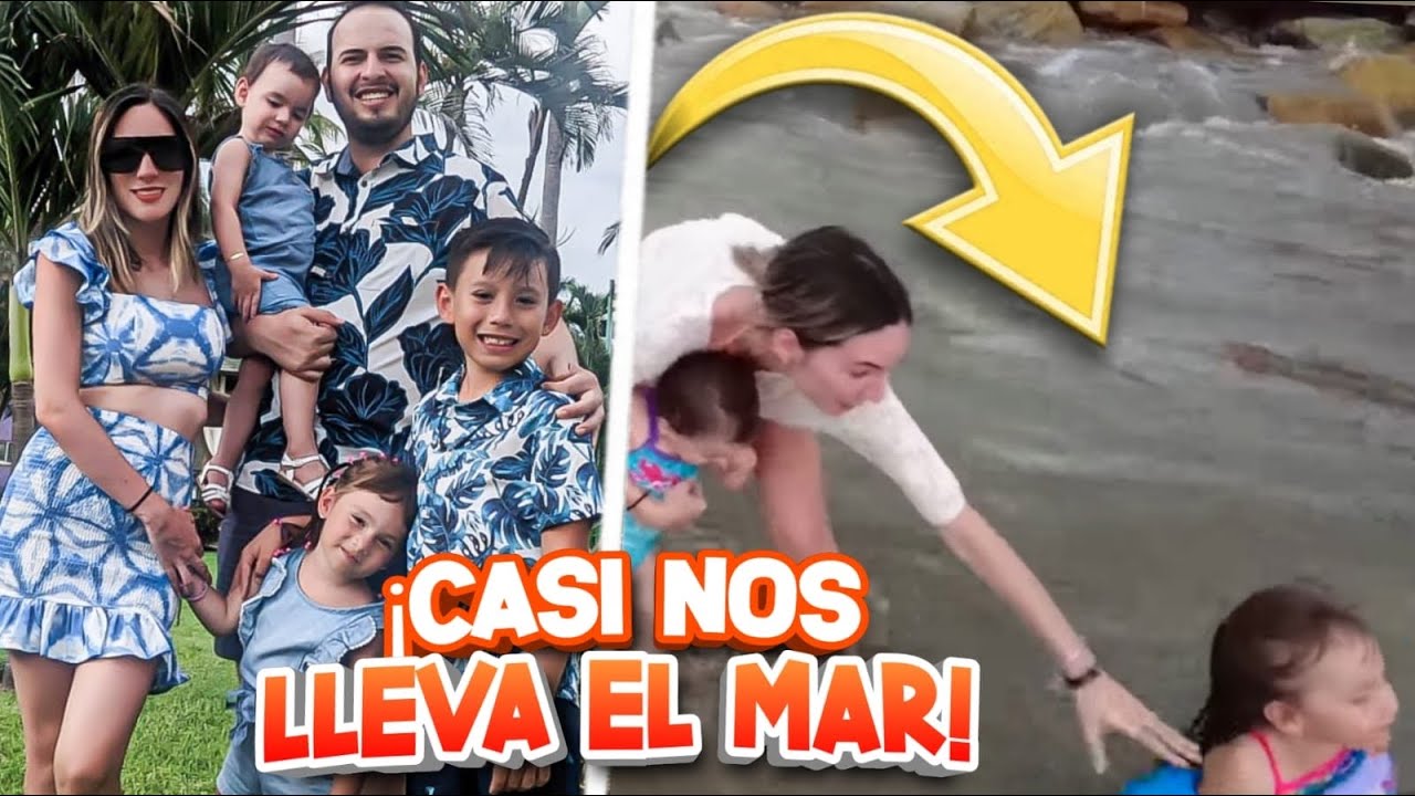 Conociendo el mar SALE MAL 😱| Vacaciones en familia | Los Molina - YouTube
