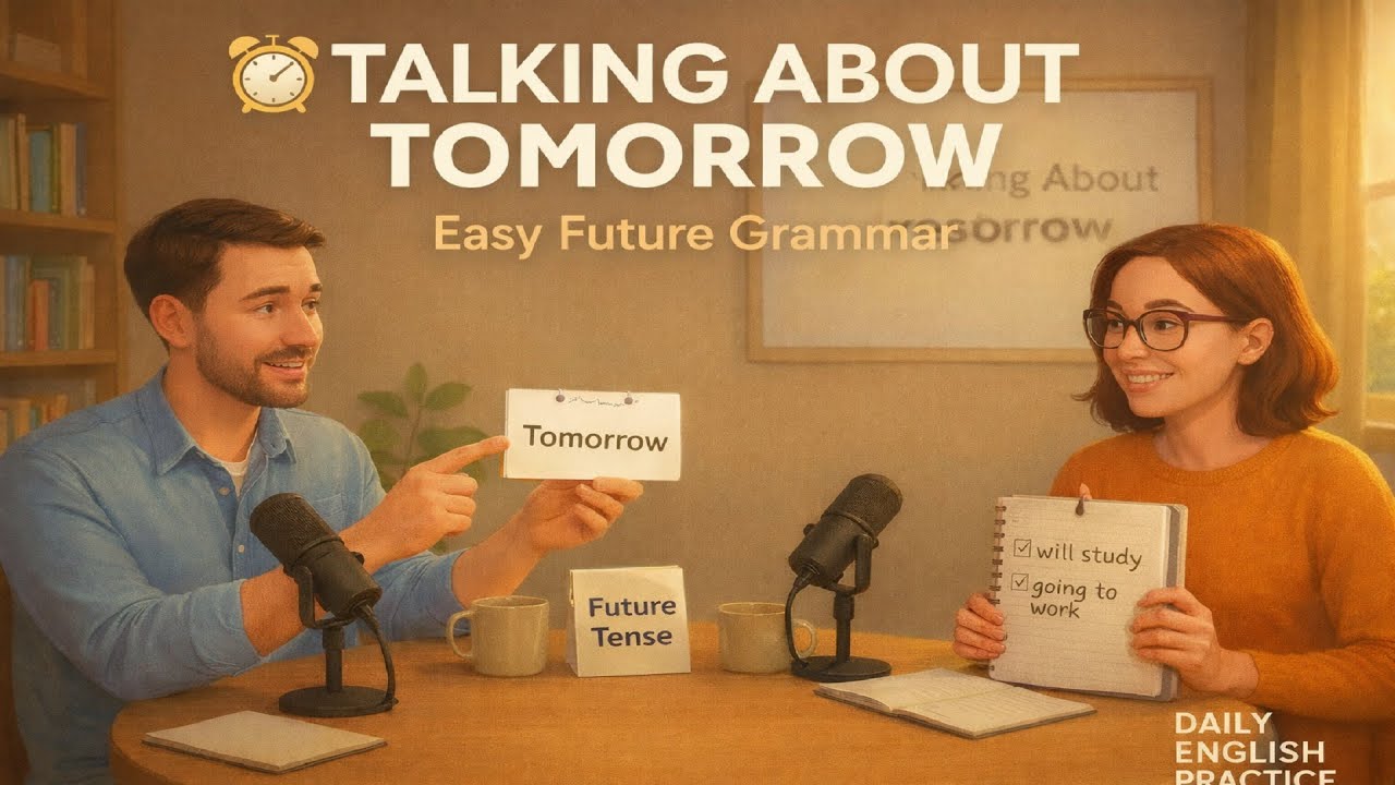 Talking Tomorrow | English Conversation Practice for Beginners - YouTube