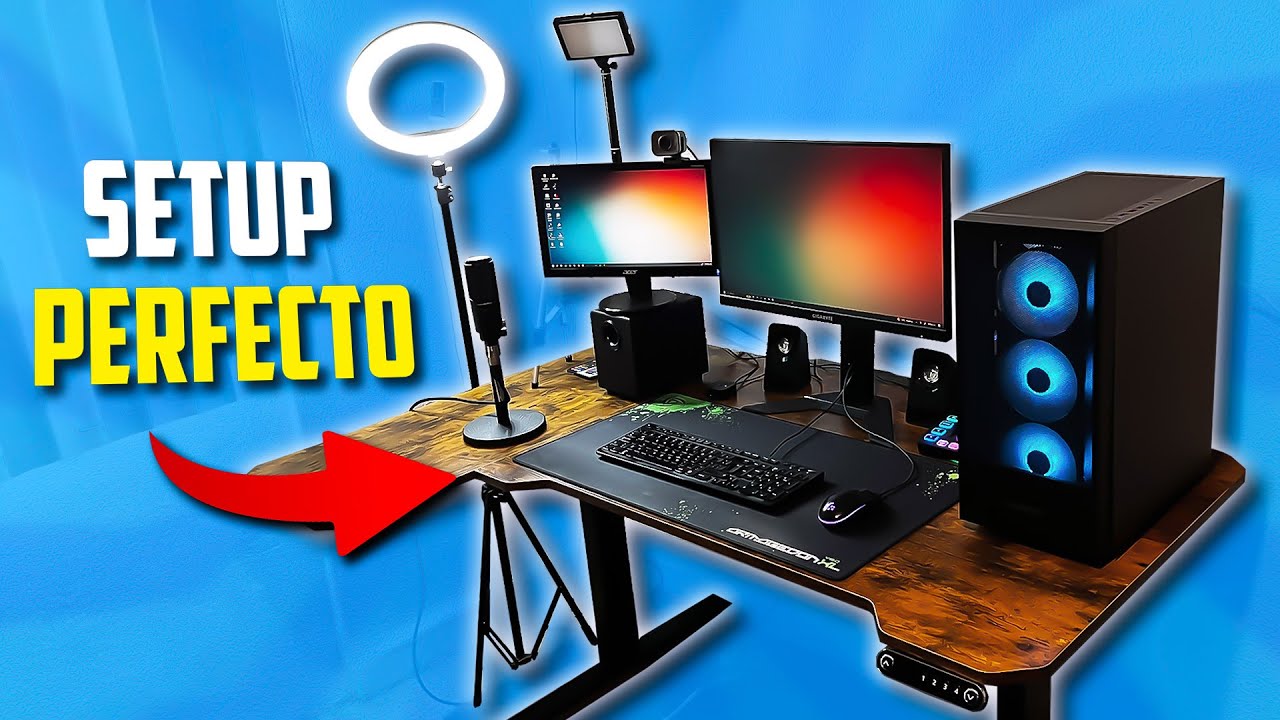 Así se ve el Setup de un YouTuber Pequeño en 2025 - YouTube