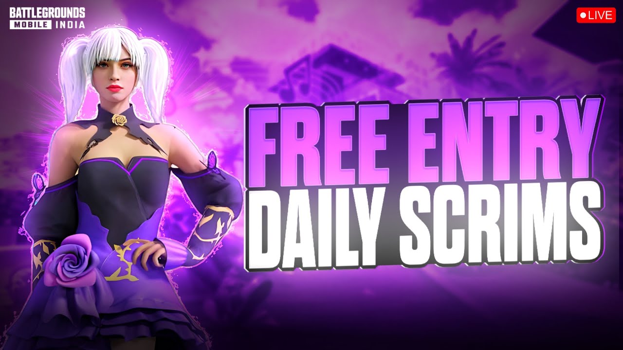 BGMI Live | Free Custom Rooms | Giveaway 100 RS | Week 13 Day 4 #bgmi # ...